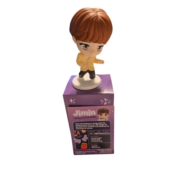 Bts | Toys | Mcdonalds Tinytan Jimin Bts Figure Purple Box Card 225 ...